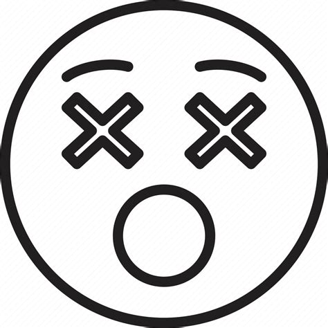 Dizzy Emoticon Face Smiley Icon Download On Iconfinder