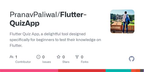 GitHub PranavPaliwal Flutter QuizApp Cross Platform Application