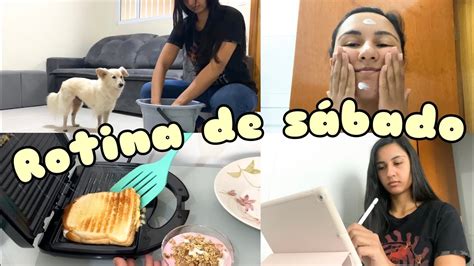 VLOG ROTINA de sábado 100 narrado tentando ser produtiva YouTube