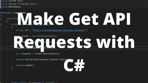 How To Easily Make Get Requests In C Using Restsharp C Tutorial