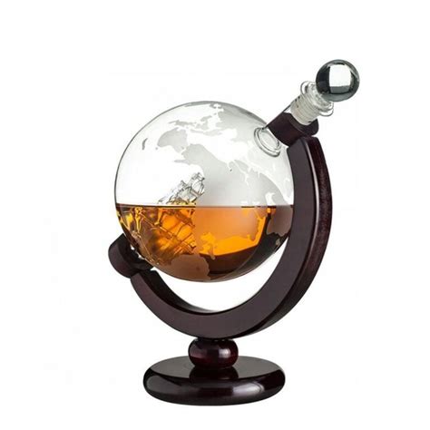 Zestaw Do Whisky KARAFKA Globus Szklanka PREZENT ERLI Pl
