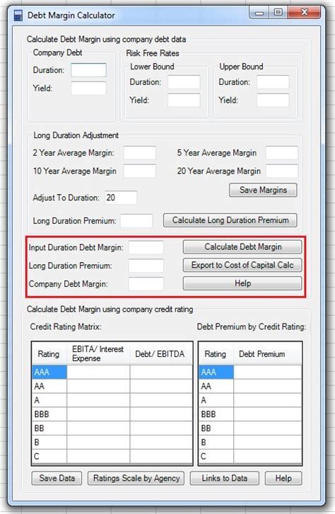 Debt Margin Calc Debt Margin Calculation Analystix
