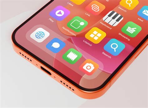 Mobile App Icon Mockup Product Mockups Ft Phone And Icon Compatible