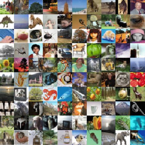 Visual Examples Of The Cifar 100 Download Scientific Diagram