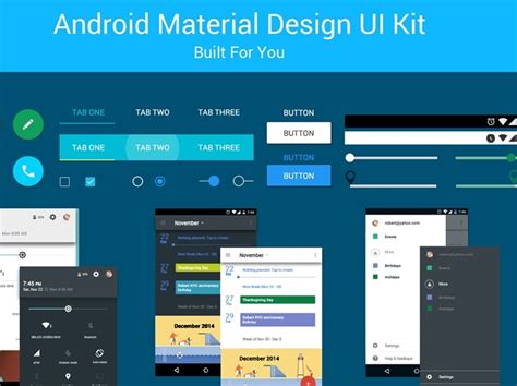 Free Material Design Ui Kit 2018 Top 40 Free Kits And Icon Sets