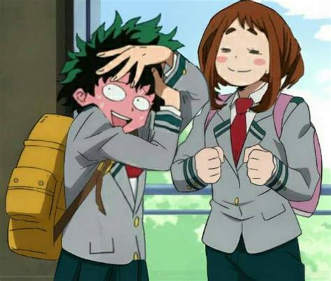 Deku And Uraraka By Megaswapman On Deviantart