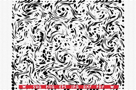 Seamless Swirl Waves SVG For Cricut Graphic By DesignStudioRM Creative Fabrica