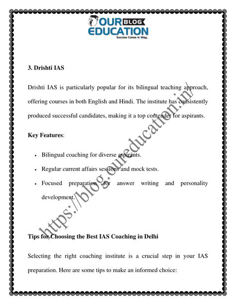 Ppt Best Ias Coaching In Delhi A Comprehensive Guide By Our Education Powerpoint