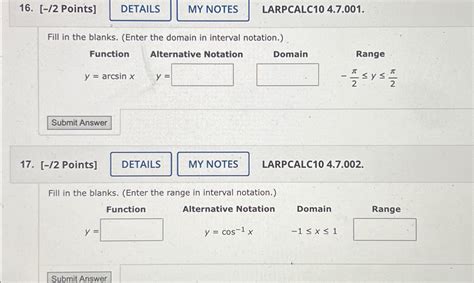 Solved 2 ﻿points Larpcalc10 47001fill In The Blanks