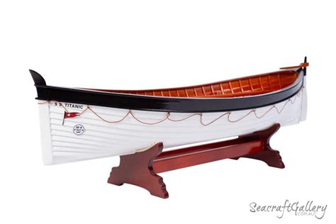 Titanics Lifeboat Wooden Ship Model Seacraft Gallery