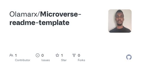 Github Olamarx Microverse Readme Template