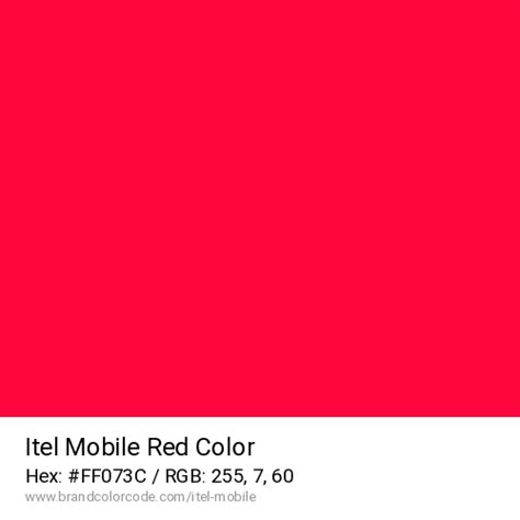 Itel Mobile Brand Color Codes