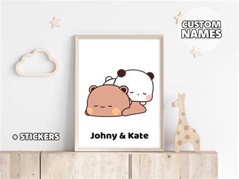 Sleepy Bubu And Dudu Poster Poster T Personalized Poster T For Her Him Funny T