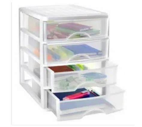 Someones In A Makro Drawer 4 Unit Desk White 35 5x27x35cm Mood