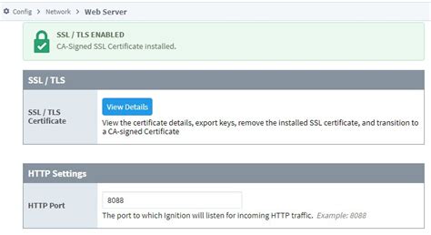 Secure Communication Ssltls Ignition User Manual