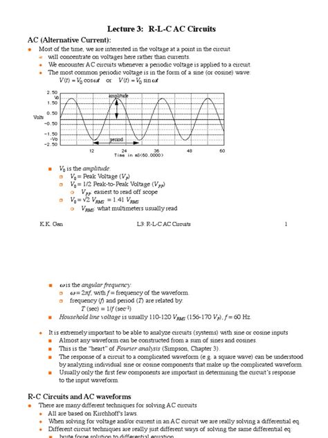 Pdf Ac Rlc Circuit Dokumentips