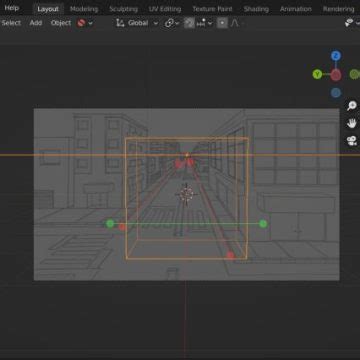 Perspective Plotter Blender