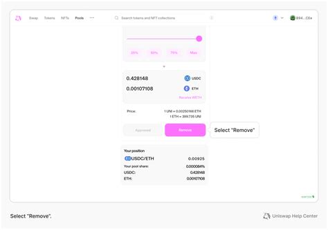How To Remove Liquidity From Uniswap V2 Uniswap Labs