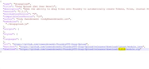 download in version 2 2 1 is still pointing to 2 2 0 in manifest file