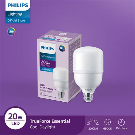 Jual Lampu Led Philips W Watt Essential Trueforce Led Kota Palembang Puncak Sejahtera