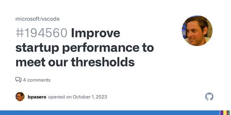 Improve Startup Performance To Meet Our Thresholds · Issue 194560