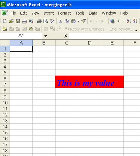 Merging And Unmerging Cellsdocumentation