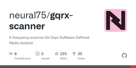 GitHub Neural Gqrx Scanner A Frequency Scanner For Gqrx Software Defined Radio Receiver