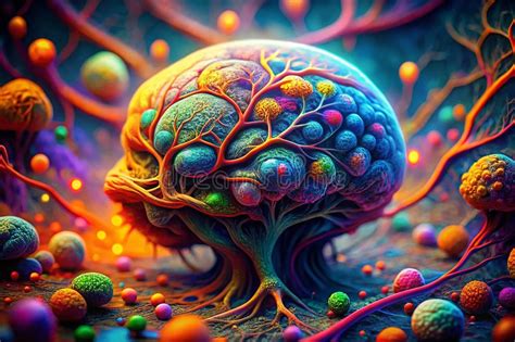 Unveiling The Intricate Wonders Of The Brain A Colorful Microscopic Journey Through Neural