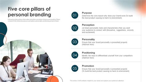 Five Core Pillars Of Personal Branding Guide To Personal Branding