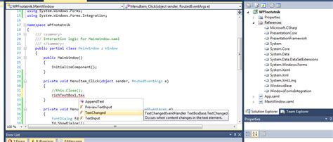 C Why Cant I Use Winforms In Wpf Stack Overflow