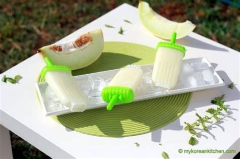 Homemade Melona Bar Honeydew Melon Ice Pops Recipe Honeydew Melon