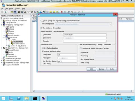 Remote Infrastructure Management Netbackup 772 Oracle Backup Configuration