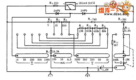 MF15 Multimeter Circuit Diagram Basic Circuit Circuit Diagram
