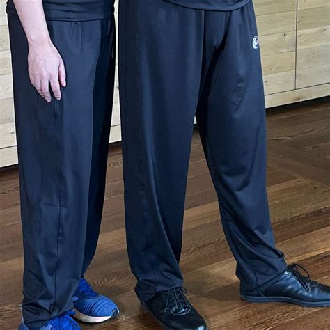 Black Chi Force Straight Leg Pants Chi Force