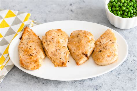 Simple Oven Fried Chicken Breasts With Garlic Recipe