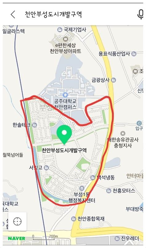 천안 부성지구 도시개발구역 네이버 블로그