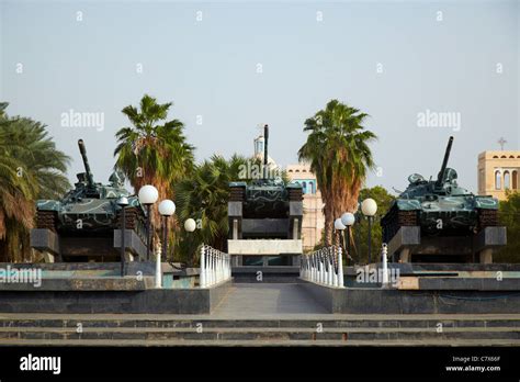 Tank Monument The War Memory Square Massawa Eritrea Africa Stock