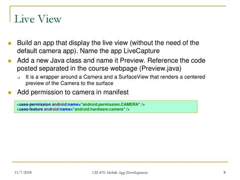 cis 470 mobile app development ppt download