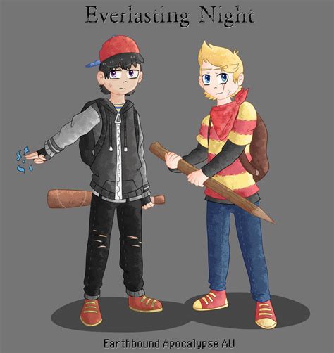 En Ness And Lucas Redesigns By Minish Mae On Deviantart