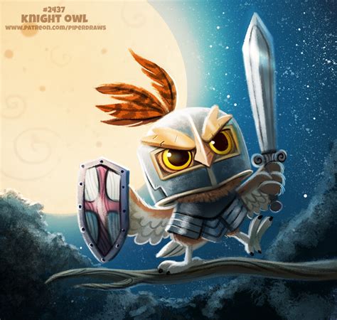 Knight Owl By Piper Thibodeau Rimaginaryknights