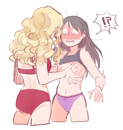 Rule 34 2girls Bebe Stevens Bikini Black Hair Blonde Hair Blush