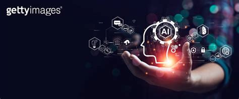 Businessman Touching The Brain Working Of Artificial Intelligence Ai Automation Predictive