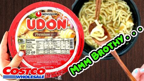 🇯🇵 Nongshim Udon Premium Noodle Soup Costco Product Review Youtube