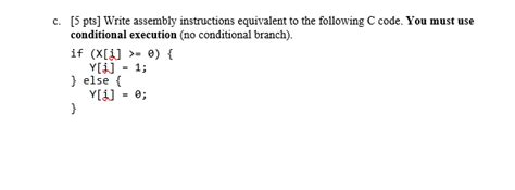 2 15 Pts Short Assembly Code Note In This