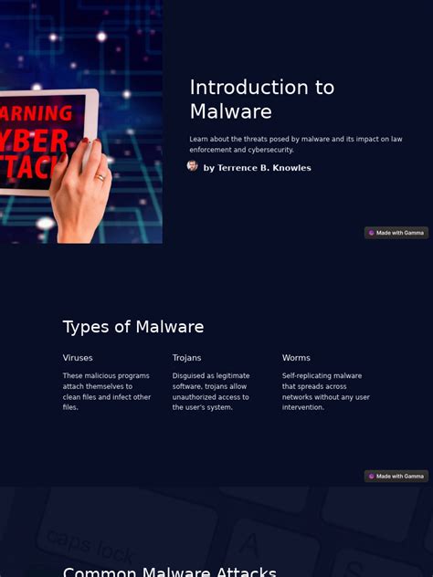Introduction To Malware Pdf Malware Security