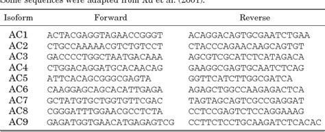 Table 1 From Human Bronchial Smooth Muscle Cells Express Adenylyl Cyclase Isoforms 2 4 And 6