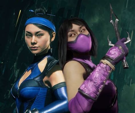 Kitana And Mortal Kombat Characters Cosplay