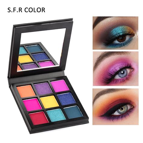 9 Colors Glitter Eyeshadow Eye Shadow Palette Makeup
