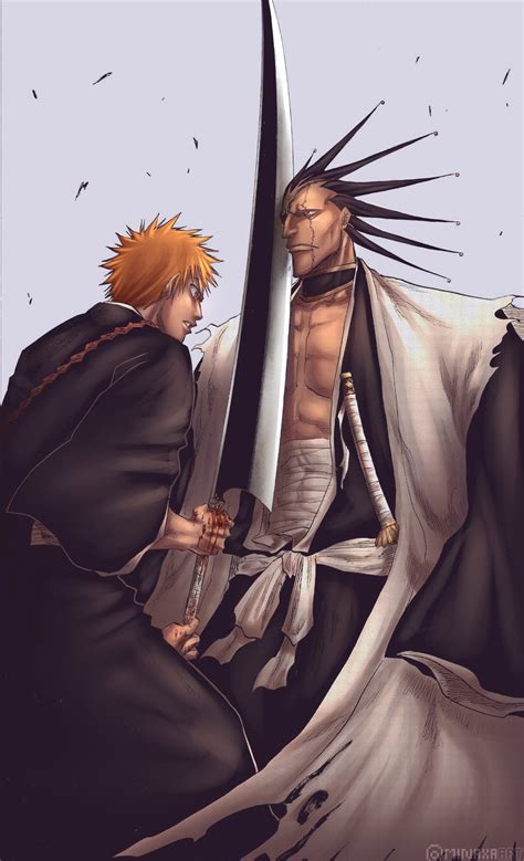Ichigo Vs Kenpachi Manga
