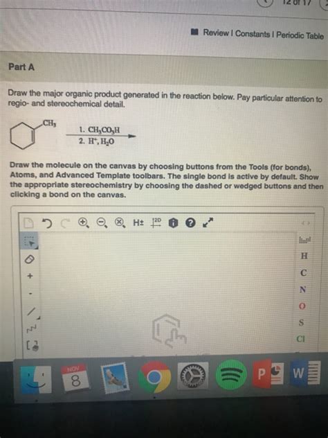 12017 review constants 1 periodic table part a draw the major organic